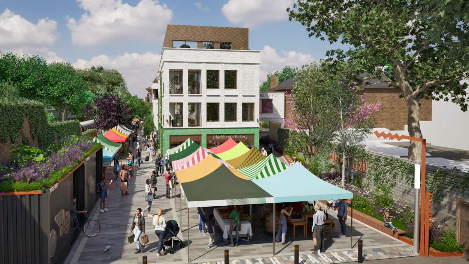 Farmers' market 'would stay' in plans for homes on Blackheath station ...